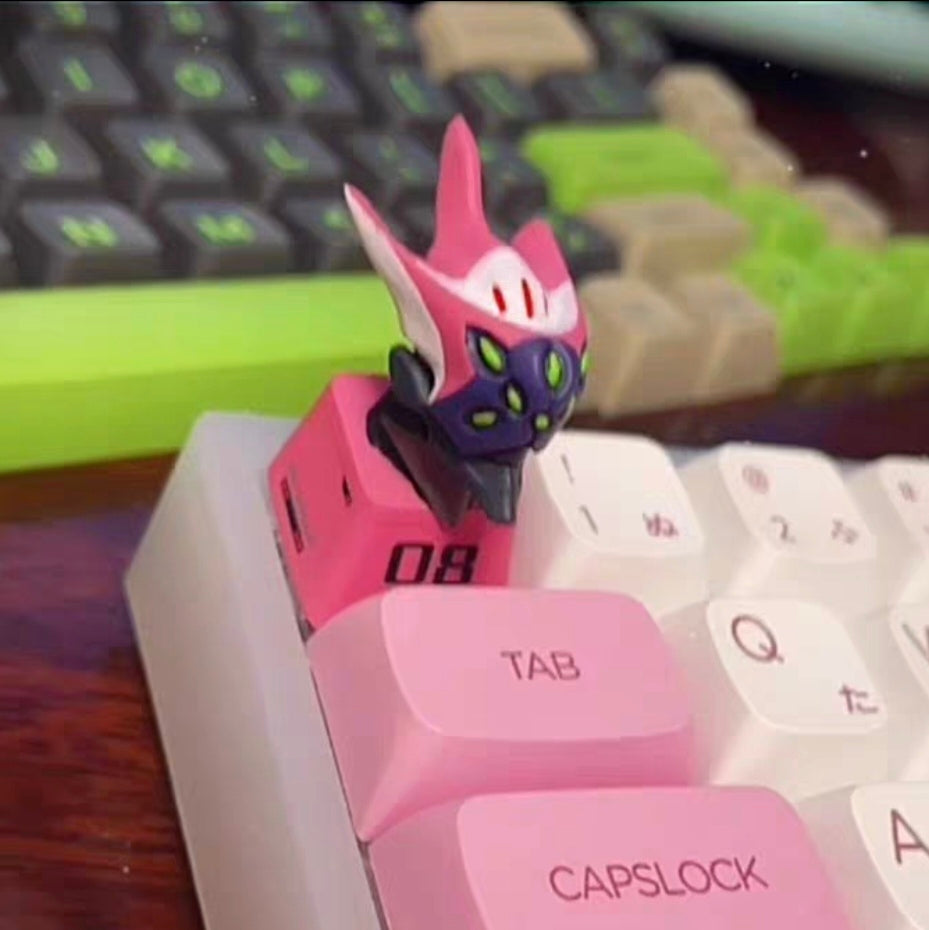 Neon Genesis Evangelion Artisan Keycaps – Finalkey