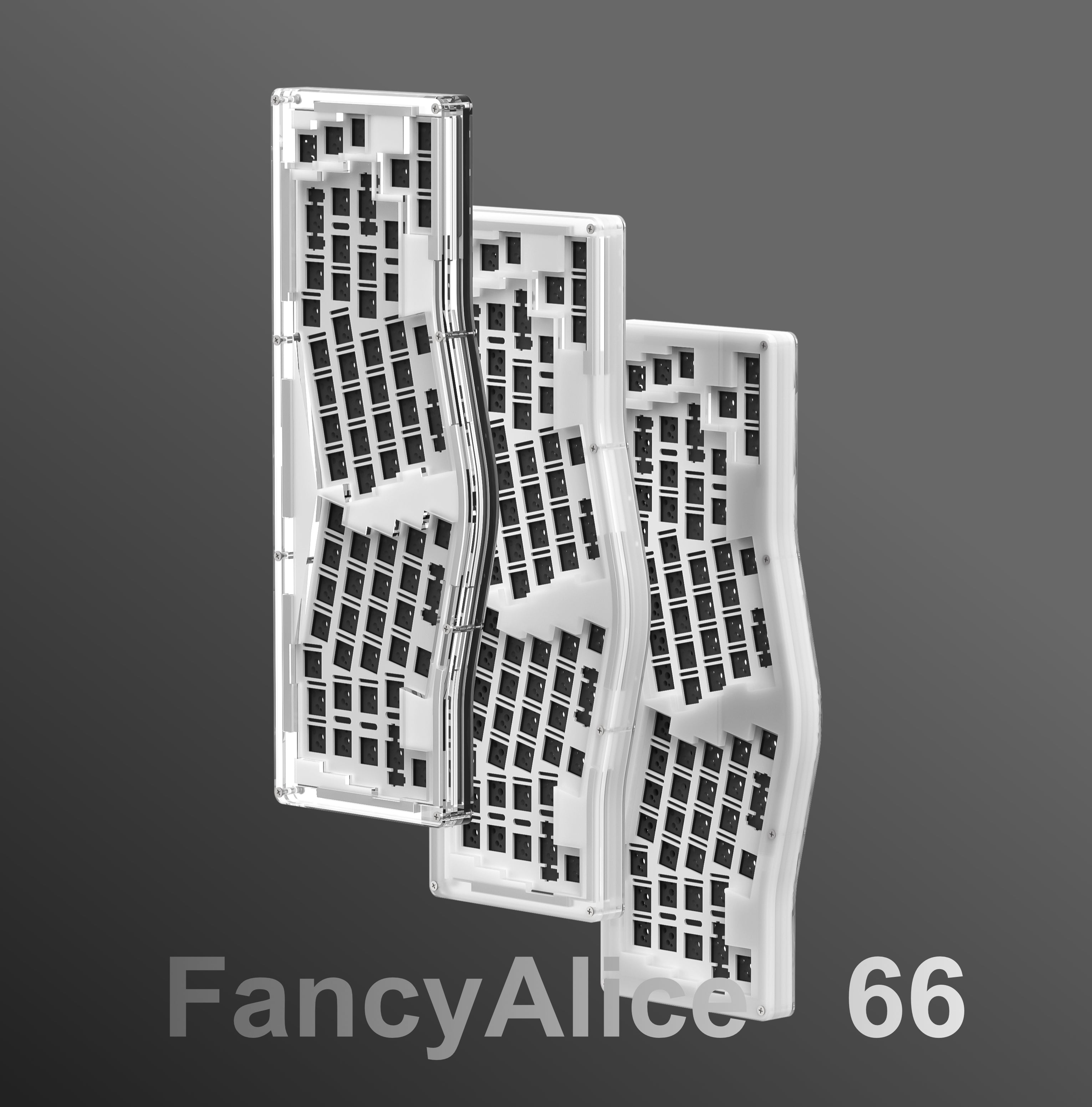 Fancytech Alice66 Keyboard Kit Original Seller Finalkey