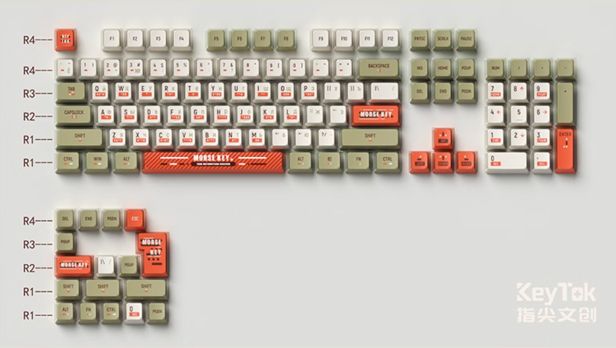 Keytok 'Morse Key' Keycaps Set – Finalkey