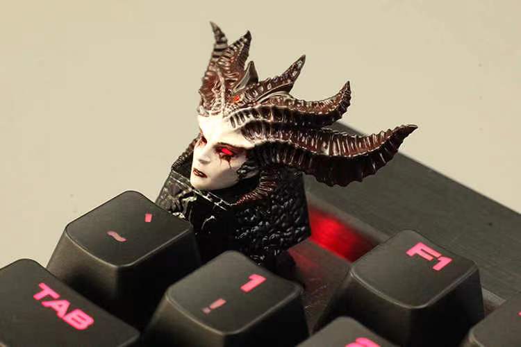 Diablo Lilith Artisan Keycaps – Finalkey