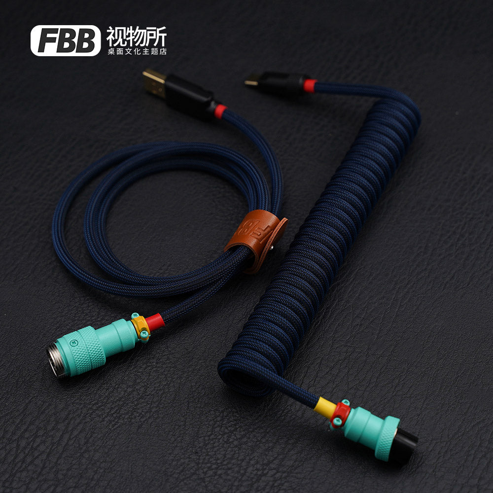 FBB Custom Coiled Aviator USB Cable 'Metropolis' – Finalkey