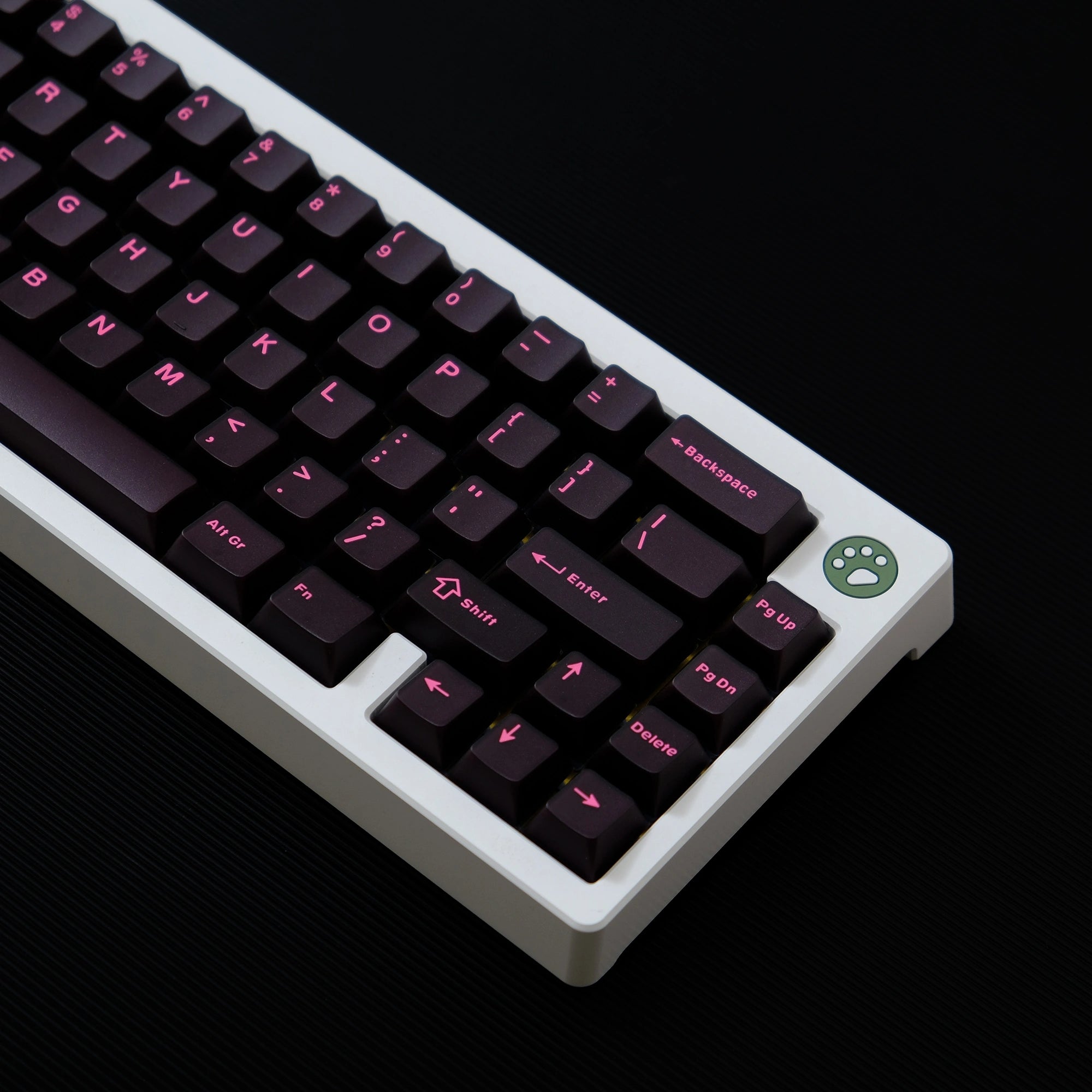 Dark Red Translucent Keycaps Set – Finalkey